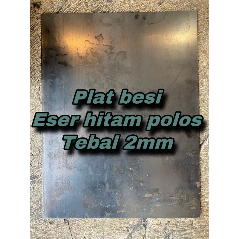 Jual Plat besi eser hitam polos , tebal 2mm . ukuran tersedia di 100x100cm dan 120x120cm ...