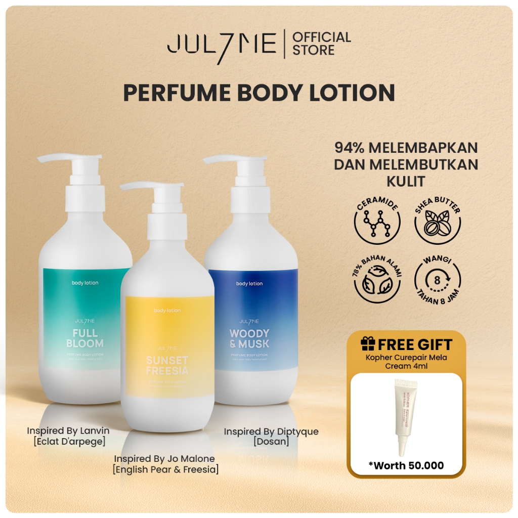 Jual Julyme Perfume Body Lotion 300ml - Lotion Pelembab Kulit dengan Wangi Parfum Tahan Lama ...