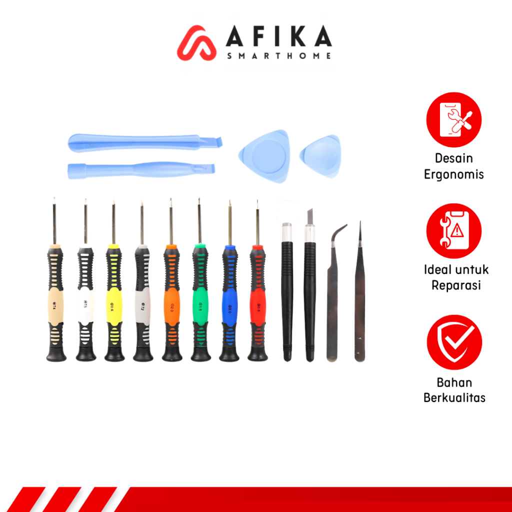 Jual Obeng Reparasi Smartphone Precision Screwdriver Tool Set 16in1 ...
