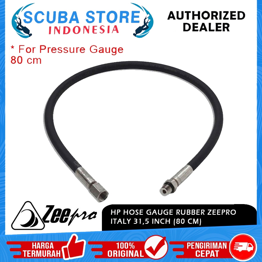 Jual High Pressure HP Hose Gauge Rubber Zeepro Italy 31,5 Inch 80cm ...