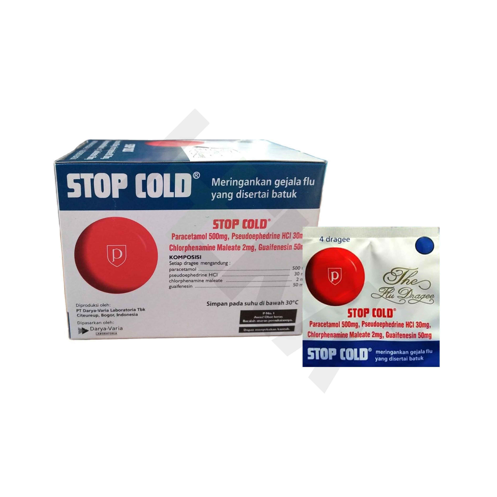 Jual Stop Cold Dragee Box isi 15x4 Tablet - Obat Flu [Majapahit ...