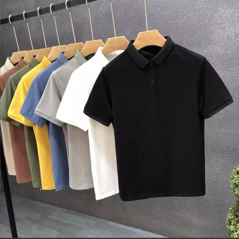 Jual Kaos Polo Pria Lacos Pique Premium/Kaos Kerah Pria Dewasa/Kaos seragam/Atasan/Kaos Wangki ...