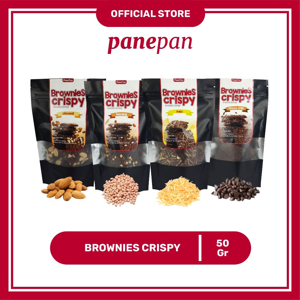 Jual Brownies Crispy by panepan / Bronis Kering / Chips / Kue Cemilan ...