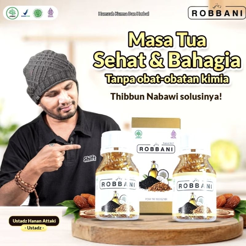 Jual Kapsul Robbani 4 in 1 | Kapsul Habbatussauda Robbani | Shopee ...