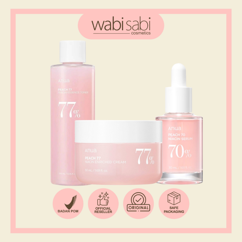 Jual ANUA - Peach 70 Niacin Serum 30ml | Peach 77% Niacin Essence Toner ...