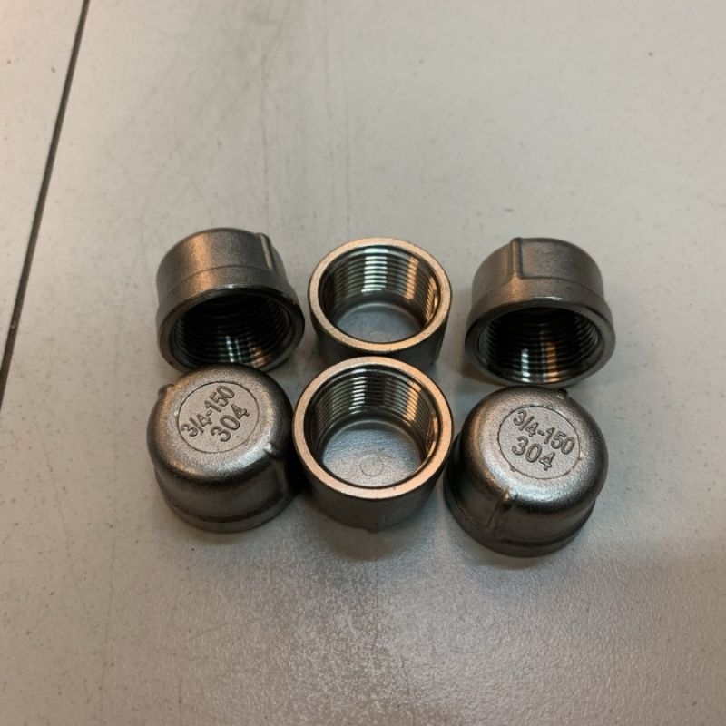 Jual Dop Drat Dalam Stainless Steel SS304 End Cap SS 304 ukuran size ...