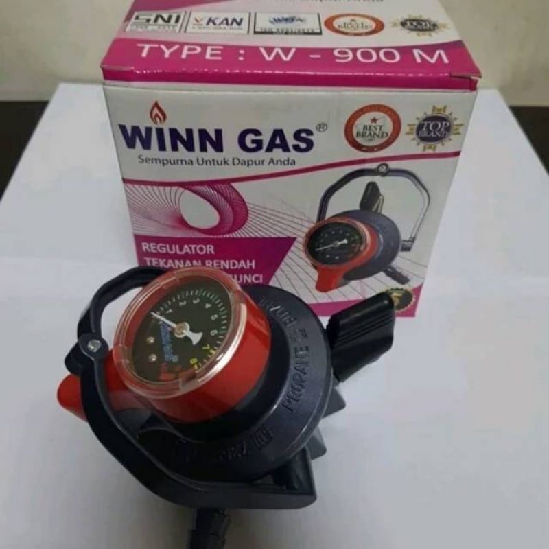 Jual Regulator win gas tekanan rendah W900M Meter dan pengunci Ganda ...