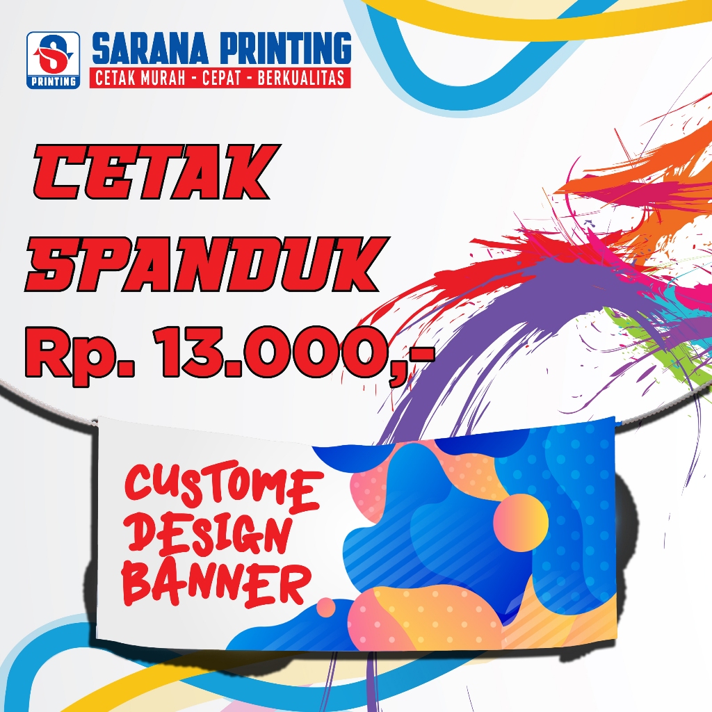 Jual CETAK/PRINT SPANDUK /BANNER/BALIHO BAHAN FLEXY | Shopee Indonesia