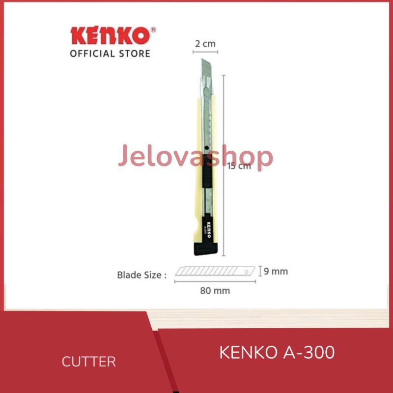 Jual Cutter KENKO A-300( ORIGINAL) | Shopee Indonesia