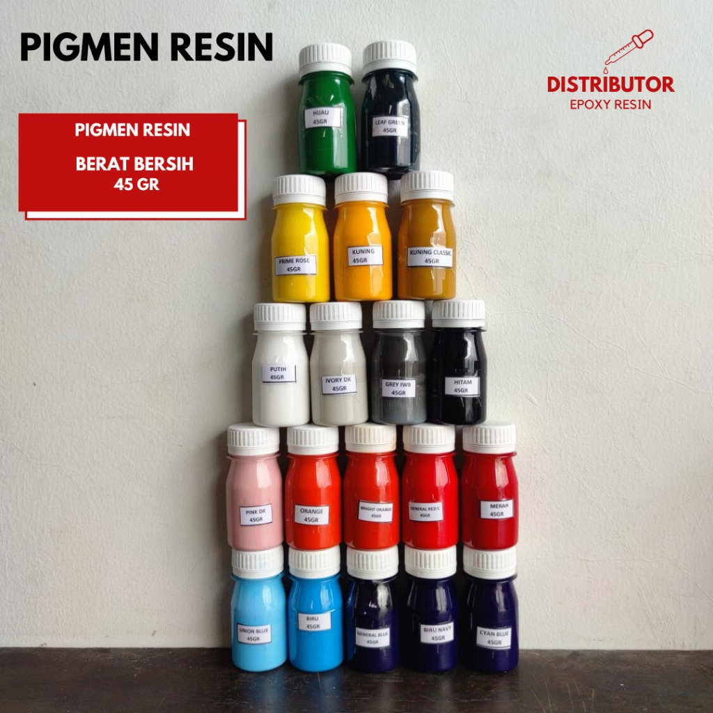 Jual Pigmen Pewarna Resin / Cat Resin 45gram | Shopee Indonesia