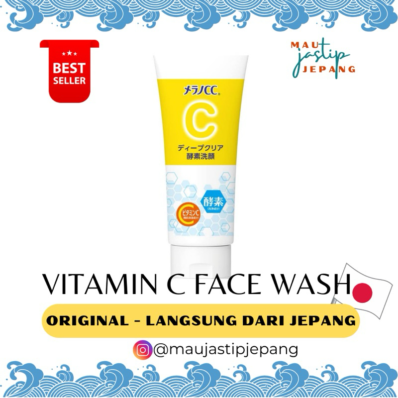 Jual [READY STOCK] Melano CC Face Wash dengan Vitamin C Original Jepang ...