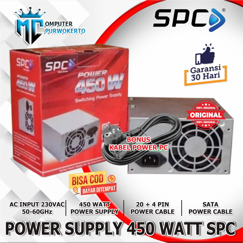 Jual PSU SPC 450 Watt Standar Murah | Shopee Indonesia
