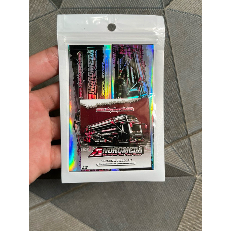 Jual STIKER BUS ANDROMEDA HOLOGRAM ORI | Shopee Indonesia