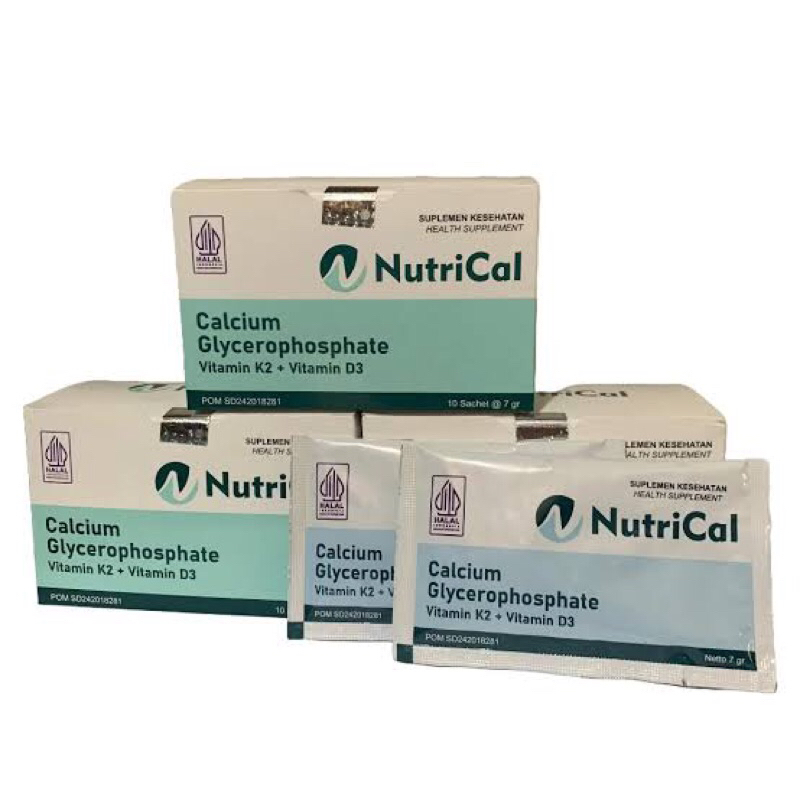 Jual NutriCal Nutrindo - Calcium Glycerophosphate Vitamin K2 + D3 ...