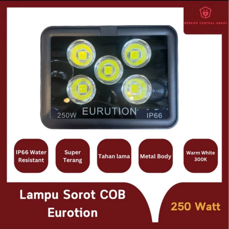 Jual Lampu Sorot LED COB Eurution 250 Watt | Shopee Indonesia