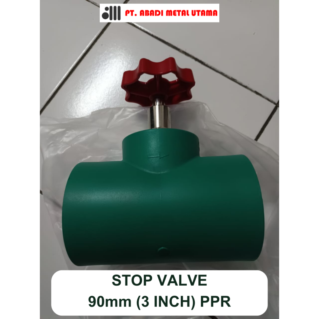 Jual Stop Valve / Stop Gate 90 mm (3 Inch) Stop Kran PPR Merk Lesso ...