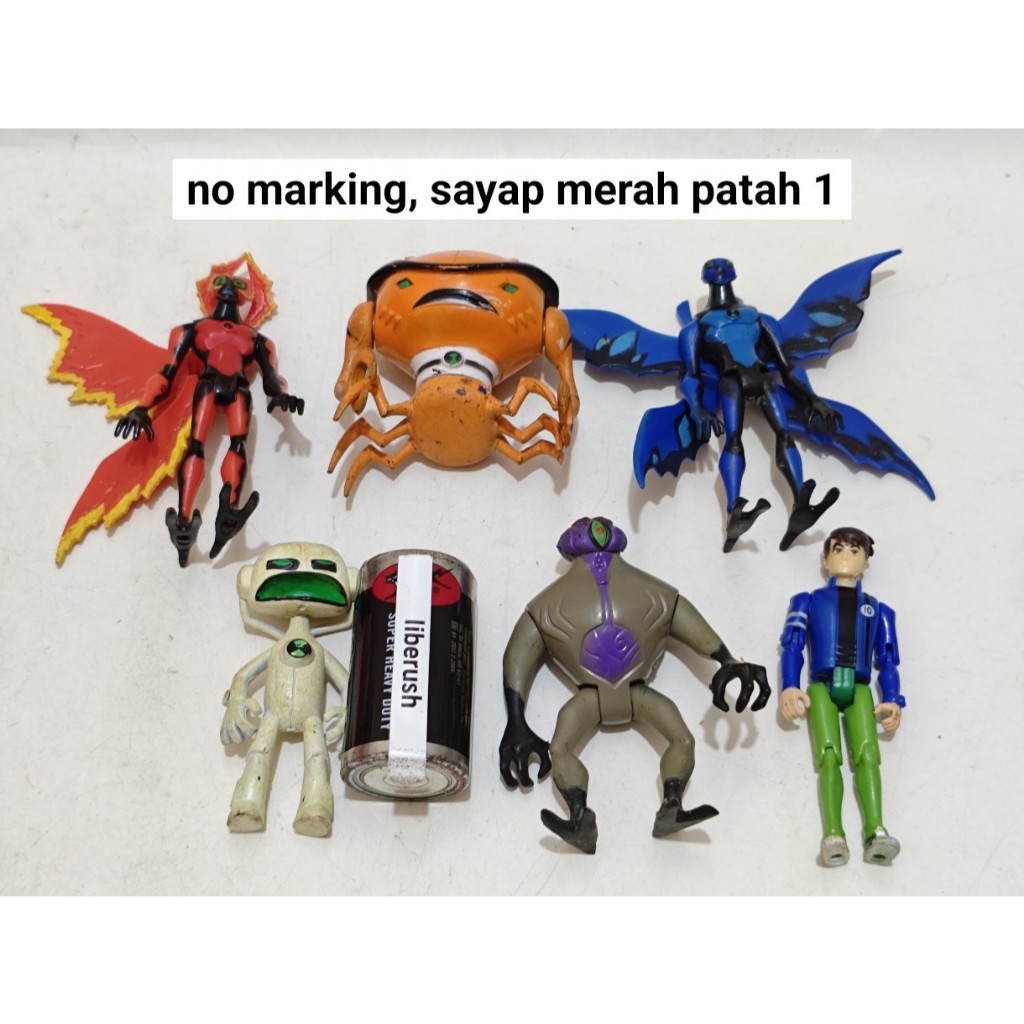 Jual Set ben 10 DNAlien DNA Alien echo ben tennyson ultimate big chill ...