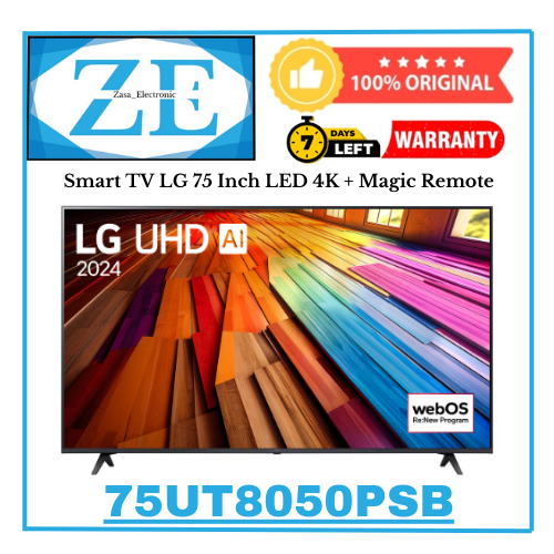 Jual LG 75UT8050PSB SMART TV 75 INCH LED 4K UHD 75UT8050 75UT UT8050PSB ...