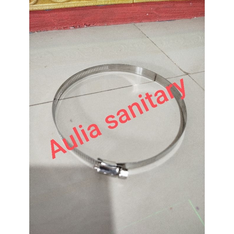 Jual clam stainless ukuran 3 inc_14 inc/clam pipa pembuangan asap ...