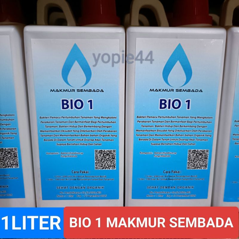 Jual pupuk BIO 1 bakteri penyubur akar dan pertumbuhan makmur sembada ...