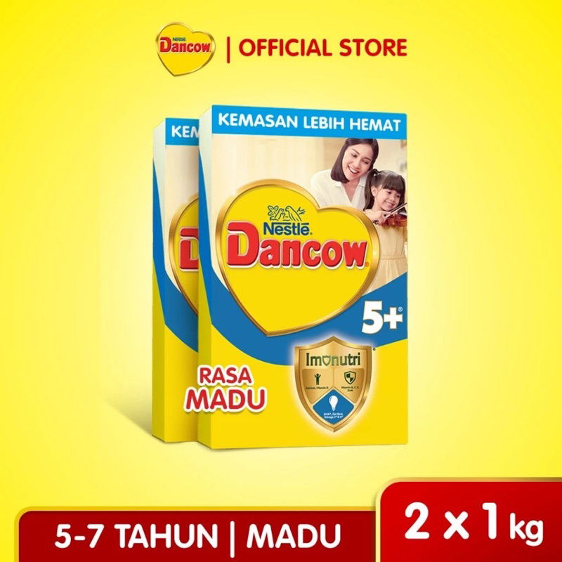 Jual Dancow 5+ Madu 1kg (Usia 5-7tahun) Susu Formula Pertumbuhan Anak ...