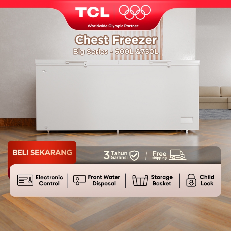 Jual TCL Chest Freezer Big Series (600L, 750L) - Super Freezing ...