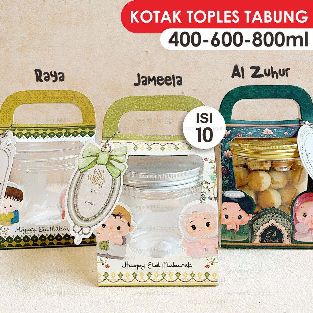 Jual READY STOCK Kotak Toples Tabung Box Kue Kering 600ml 800ml | Box ...