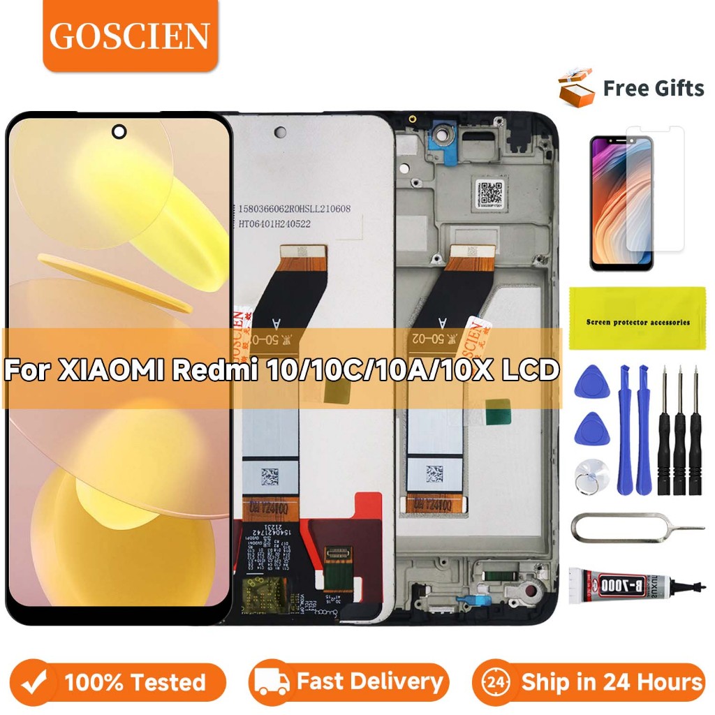 Jual Tools + Frame GOSCIEN LCD TOUCHSCREEN XIAOMI Redmi 10 / 10C / 10A ...