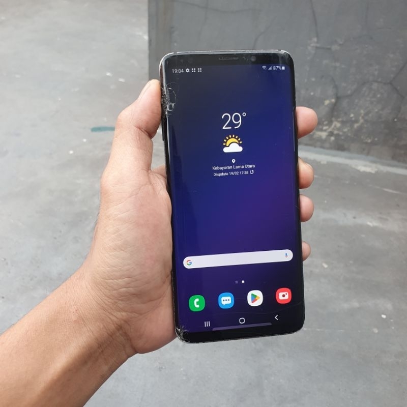 Jual SAMSUNG GALAXY S9 PLUS SEIN 128 GB MINUS NORMAL 100% | Shopee ...