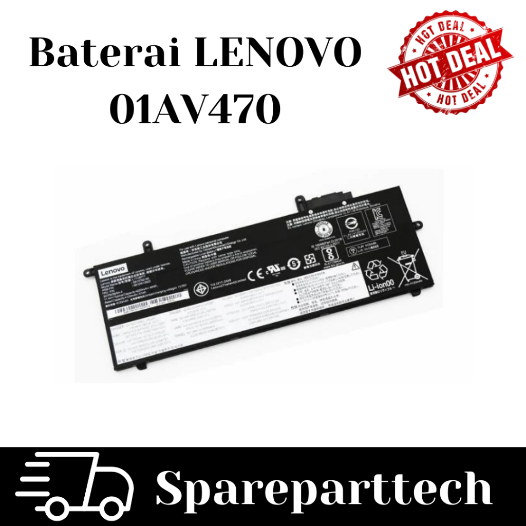 Jual Battery Original Laptop Lenovo ThinkPad X280 Original | L17C6P71 ...