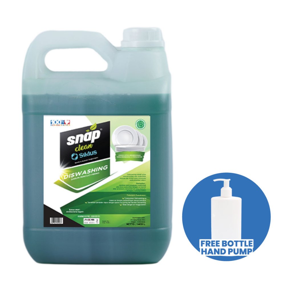 Jual Siklus Sabun Cuci Piring 4 L + Jeriken by Snap Clean | Shopee Indonesia