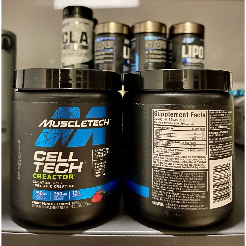 Jual CREACTOR CELL TECH 120 SERVINGS MUSCLETECH CREATINE HCL CELLTECH NEW 120servings creatine ...