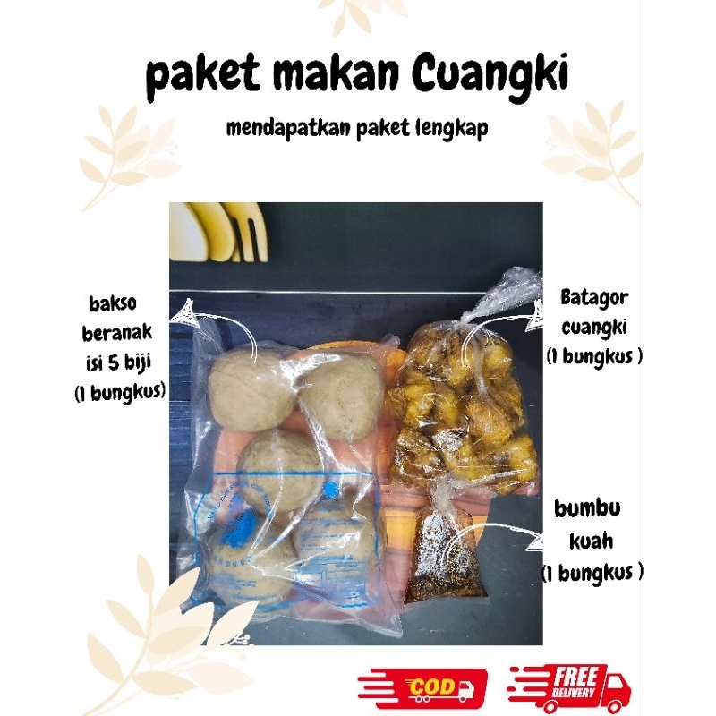 Jual Paket Bakso Cuangki Bakso Beranak Isi 5 Biji Bakso Semar Bandung ...