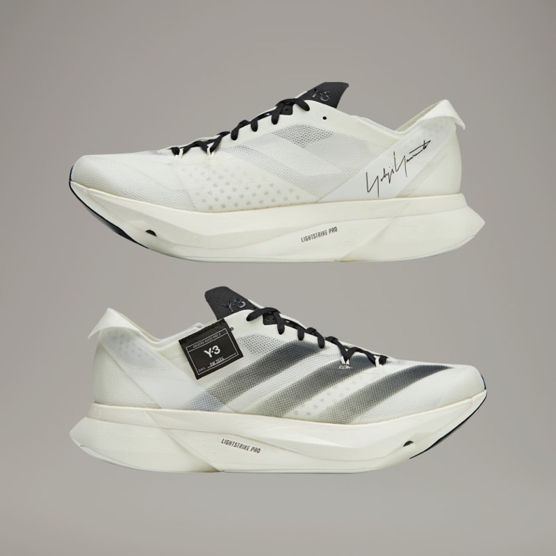 Jual Adidas Adizero Adios Pro 3 Y3 "White Black" Men's Running Shoes ...