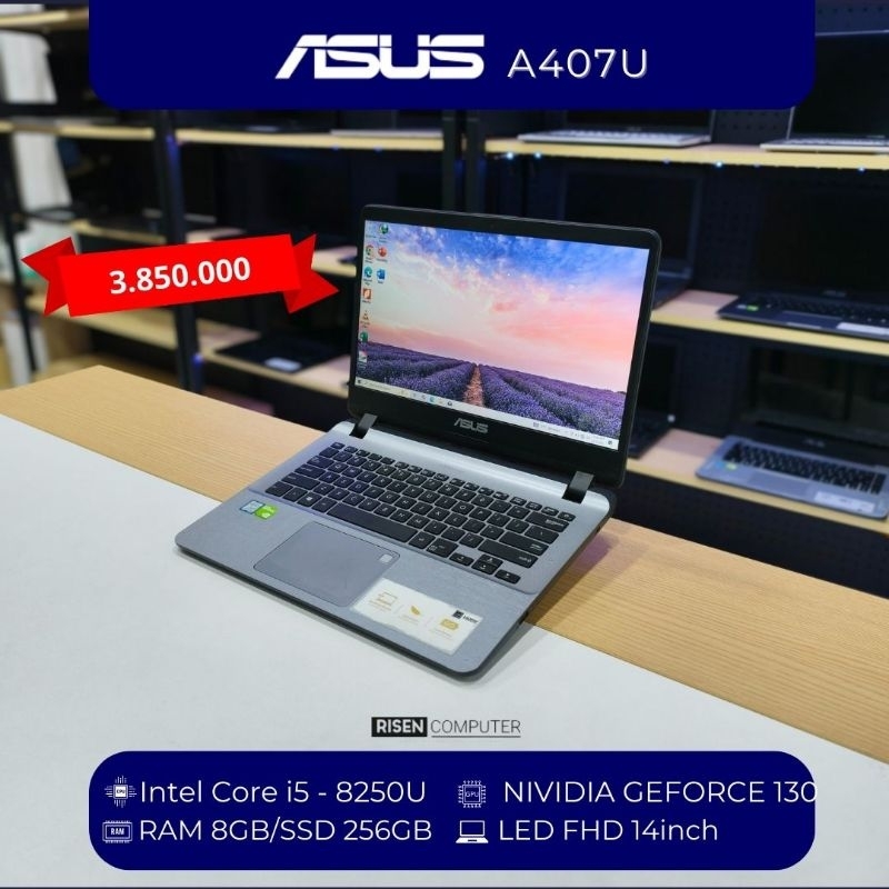 Jual Asus A407U Intel Core I5-8250U RAM 8GB SSD 256GB NVIDIA MX130 HD ...