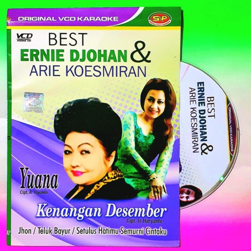 Jual ORIGINAL FULL BOX SEGEL-KASET ORIGINAL VCD LAGU ERNIE DJOHAN DAN ARIE KOESMIRAN-LAGU ...