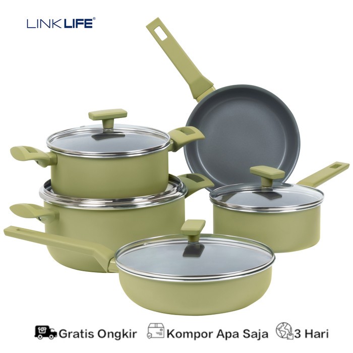 Jual LINKLIFE Alat Masak Induction Anti Lengket Eco Collection | Shopee Indonesia