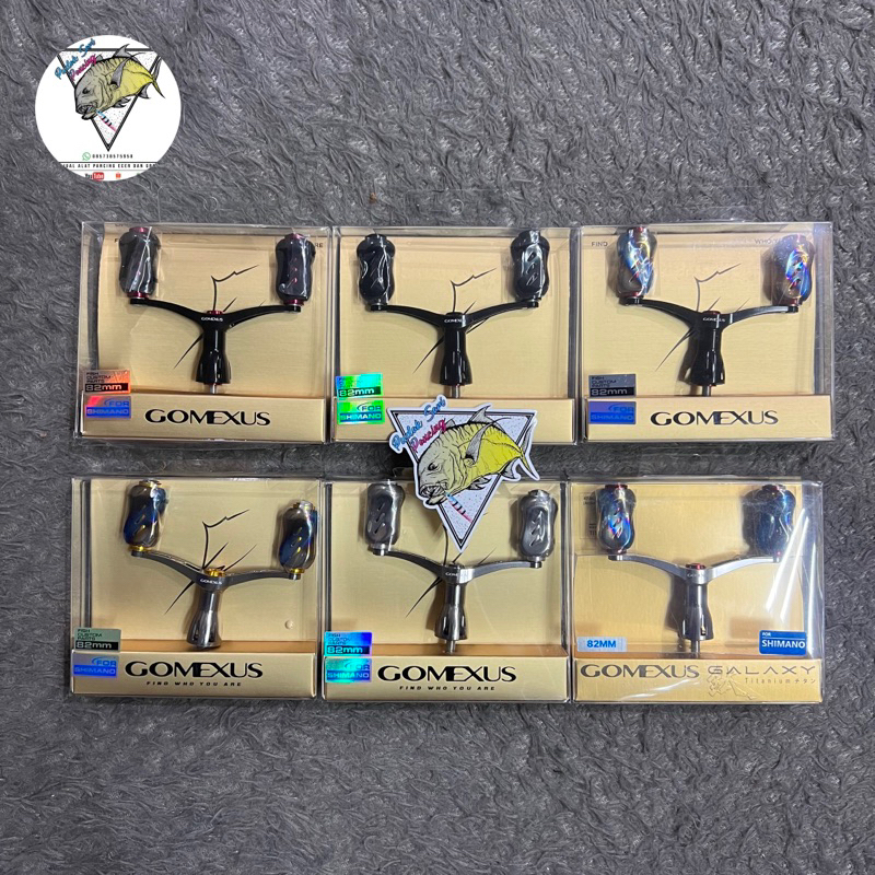 Jual DOUBLE HANDLE GOMEXUS 82MM DAN 98MM GALAXY TITANIUM POWER HANDLE ...
