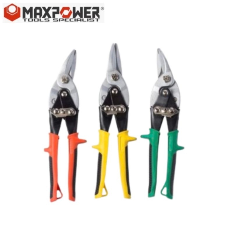 Jual MAXPOWER Aviation Snip Light Duty 10 INCH Gunting Hollow Baja ...