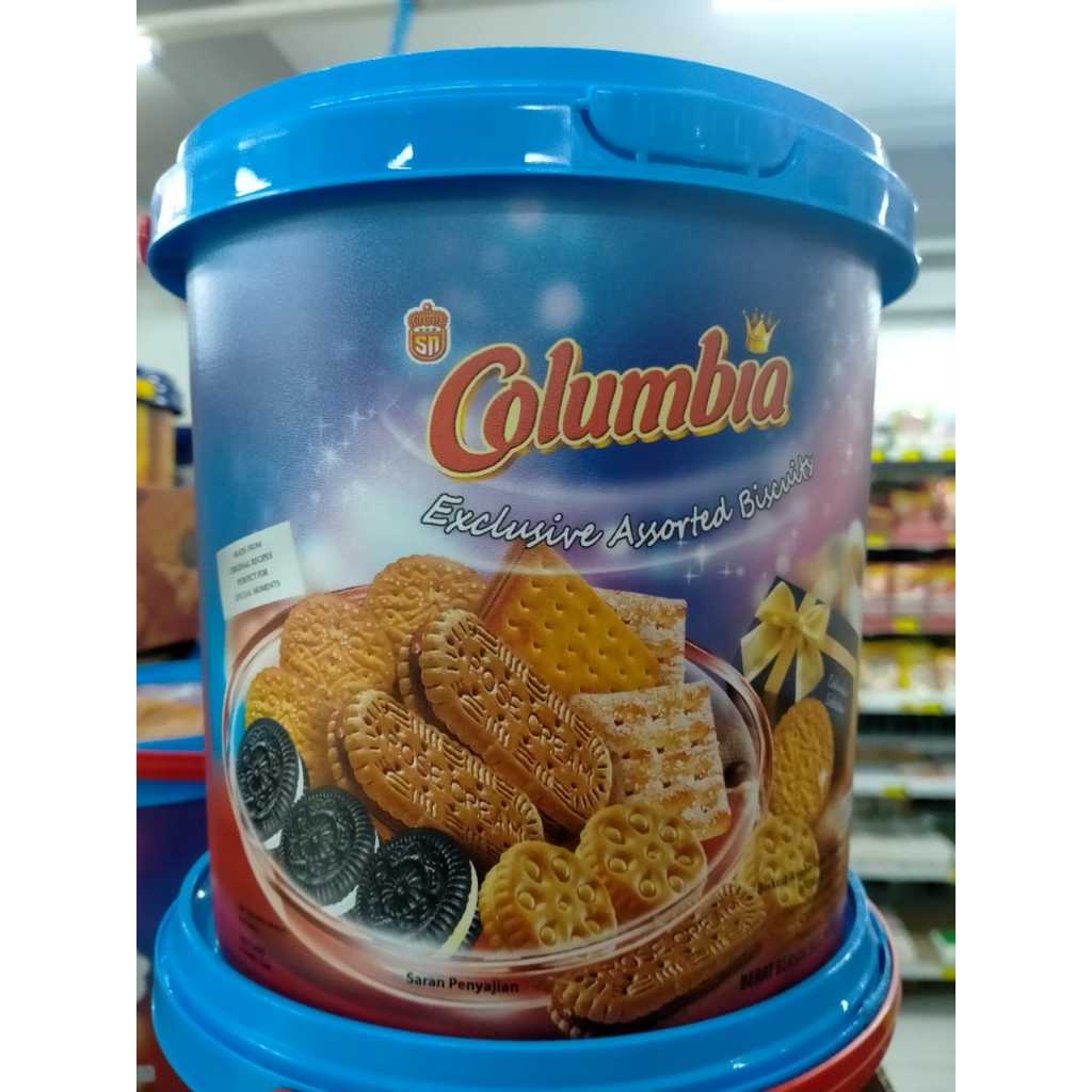 Jual Roti Kaleng Columbia Assorted Edisi Lebaran 350 gram | Shopee ...