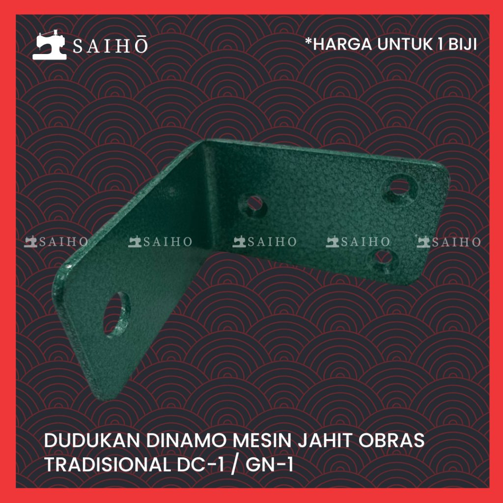 Jual DUDUKAN BESI L / BRACKET DINAMO KECIL UNTUK OBRAS TRADISIONAL DC-1 ...