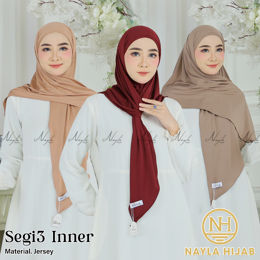 Jual Hijab Segitiga Inner Malay Kerudung Instan Oval Jersey Nayla Hijab ...