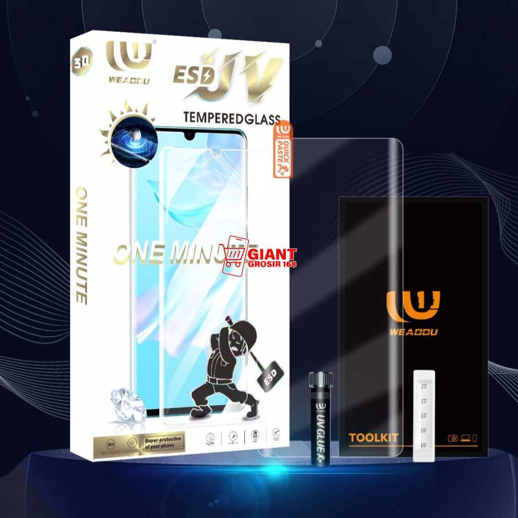 Jual UV Clear Anti Static - Tempered Glass Antigores Full Cover Kaca UV ...