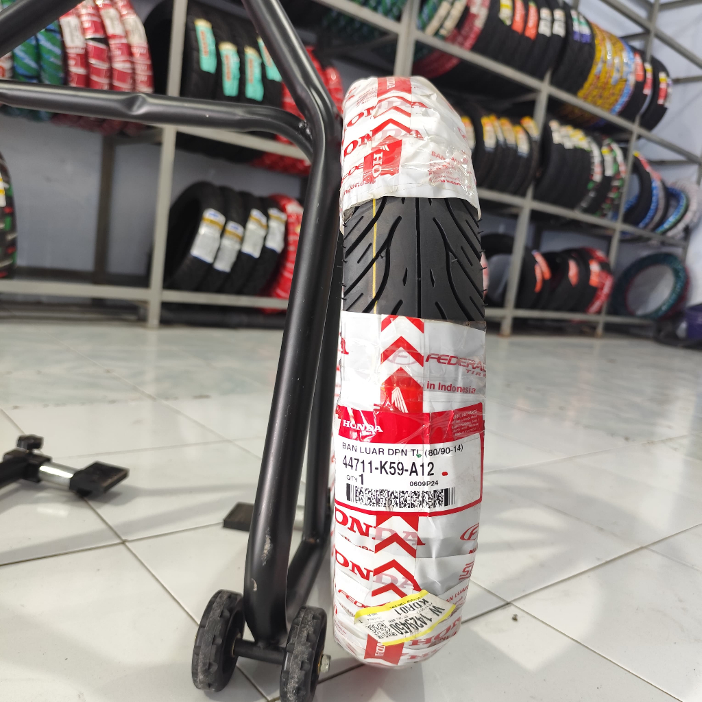 Jual Ban Federal ORI Matic 80/90-14 Tubles Ban Tubeles Matic Honda ...