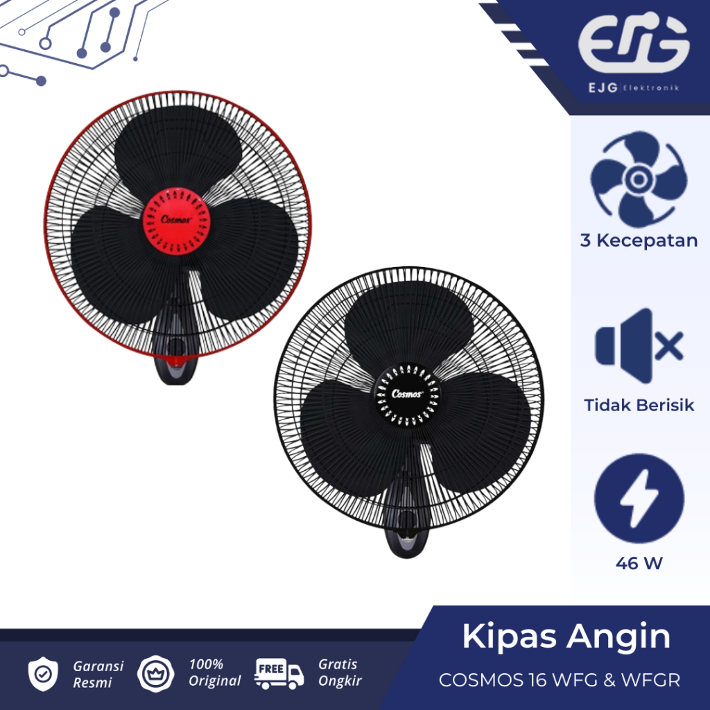 Jual Cosmos Wall fan 16inch 16 WFG & WFG RR kipas angin dinding 16WFG ...
