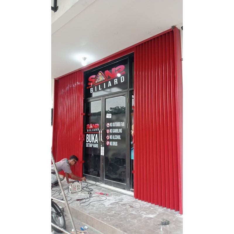 Jual Rolling door/pintu harmonika/ folding gate | Shopee Indonesia