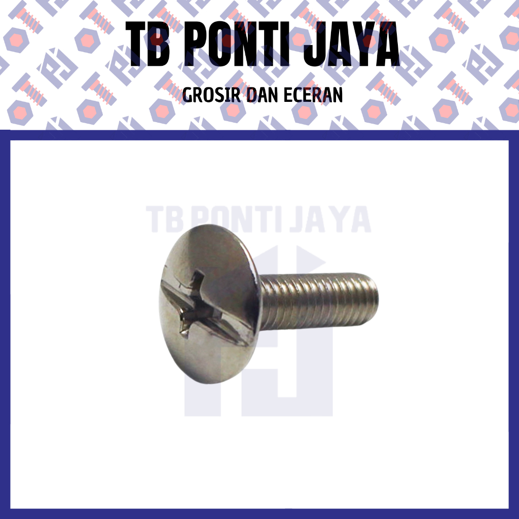 Jual Baut Body 6 x 16 Grand Nekel / Baut Body | Shopee Indonesia