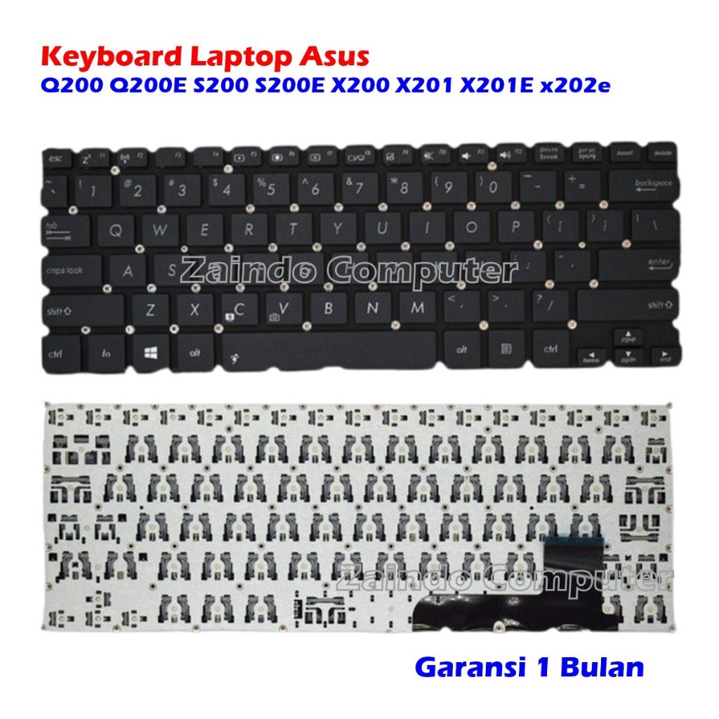 Jual KEYBOARD LAPTOP ASUS VIVOBOOK X201E X201 X202E X202 VIVOBOOK S200 ...