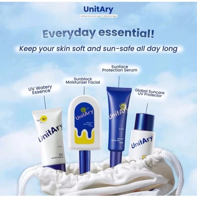 Jual UNITARY Global Suncare UV Protector | UV Watery | Sun Block ...