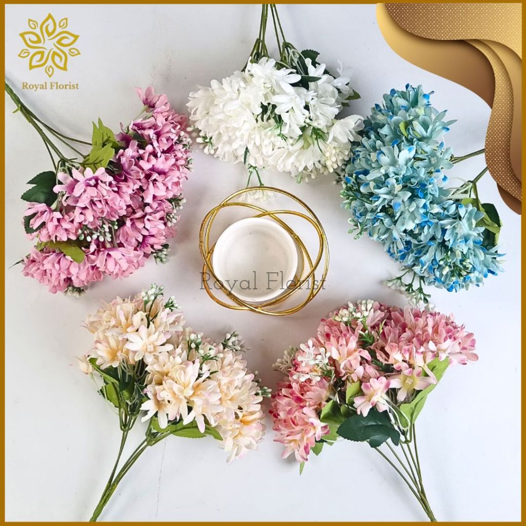 Jual Bunga Candy Truff 5 Cabang Artificial/Bunga Pemanis Buket/Bunga ...